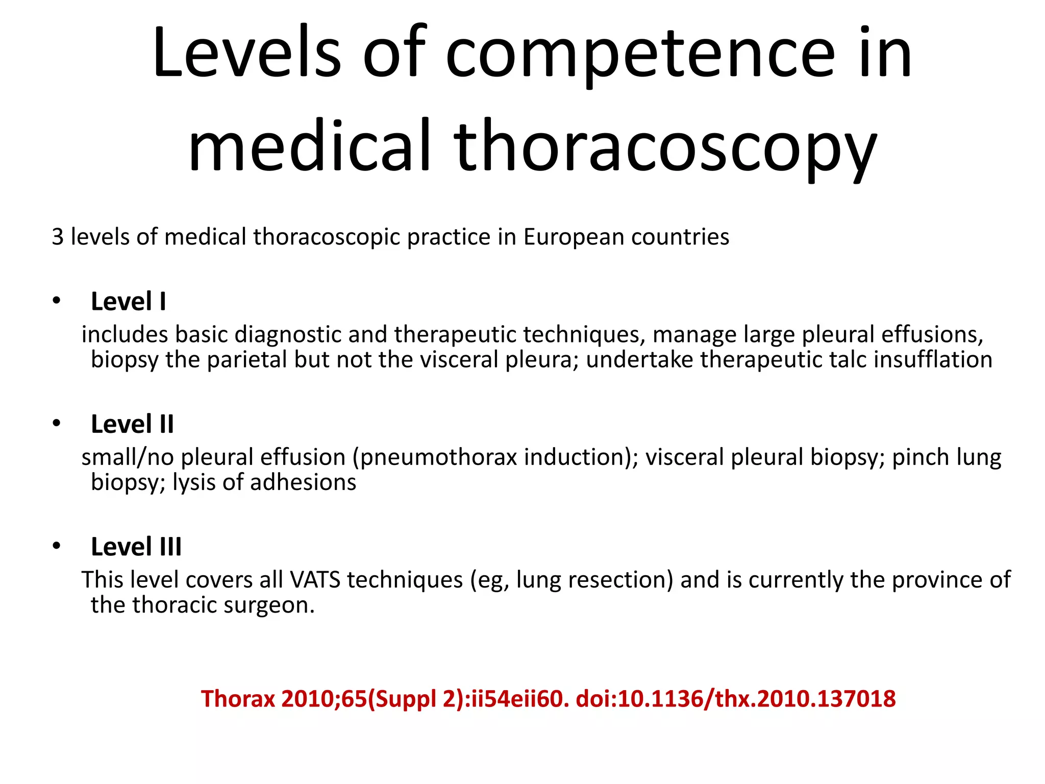 medical thoracoscopy2022 | PPTX