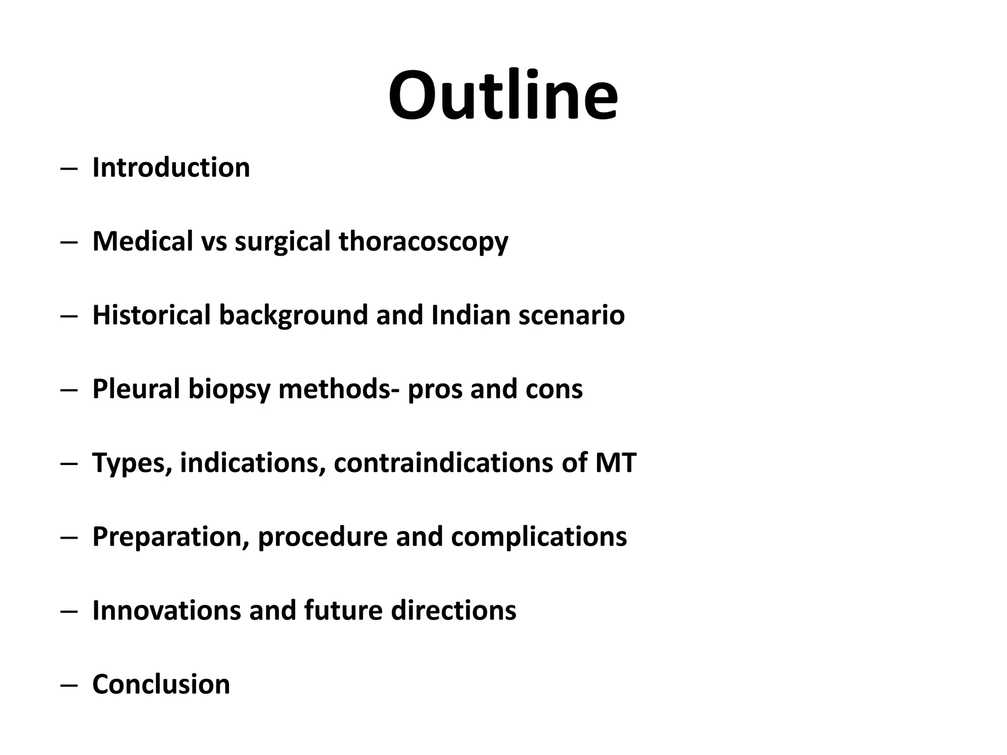 medical thoracoscopy2022 | PPTX