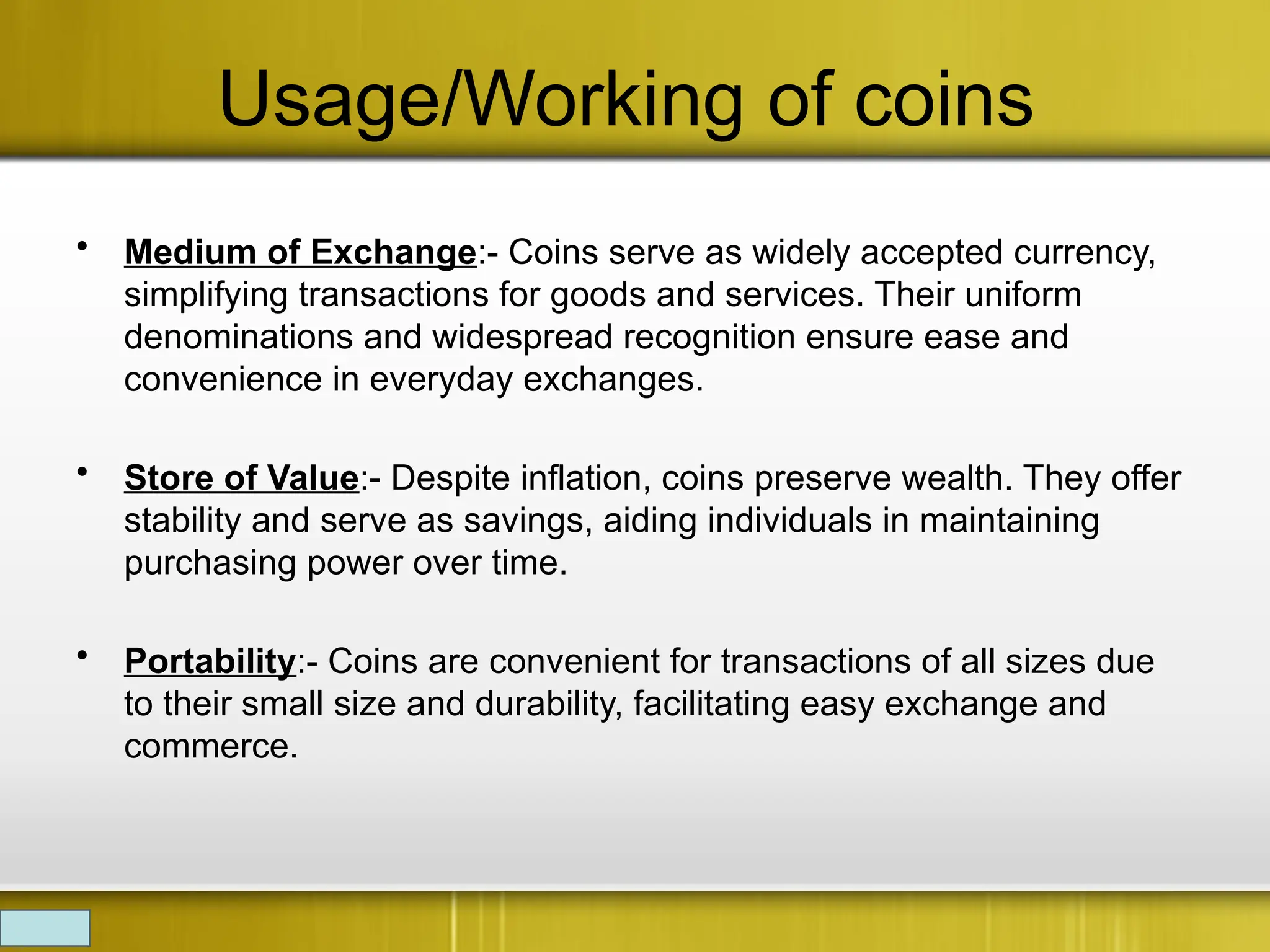 manufacturing of coin engineering design | PPTX