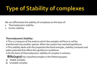 Energy Profile Diagram and Stability | PPTX
