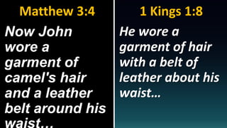 The King and His Kingdom: The Ministry of John the Baptist | PPT | Free ...