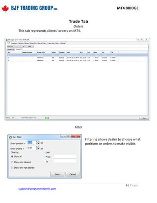 Mt4 bridge guide | PDF