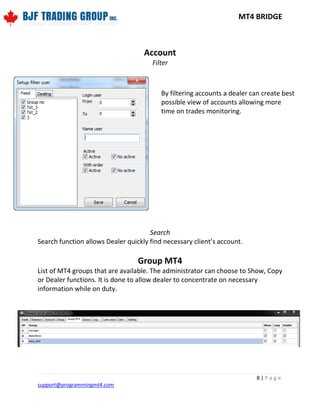 Mt4 bridge guide | PDF