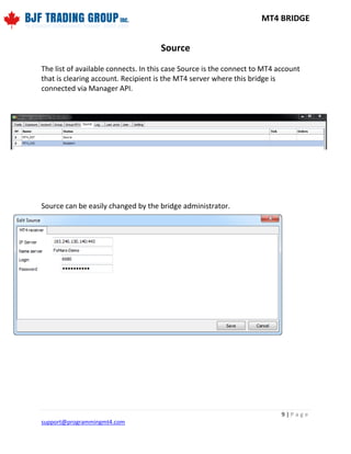 Mt4 bridge guide | PDF