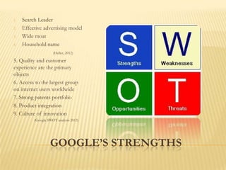 Strategic Plan on Google | PPTX