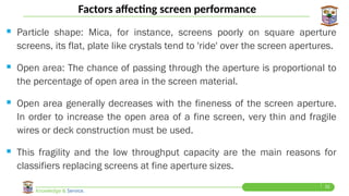 MT 520 Mineral Processing_Screening.ppt. | PPT