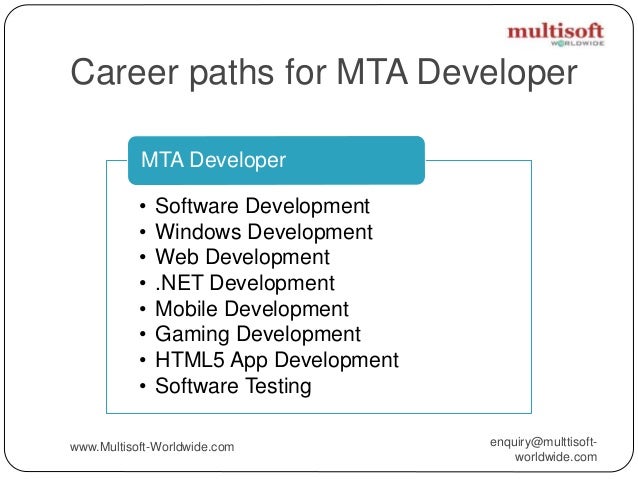 Microsoft Technology Associate (MTA) Certification Path