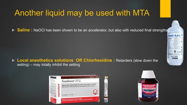 MTA ( Mineral Trioxide Aggregate ) | PPTX