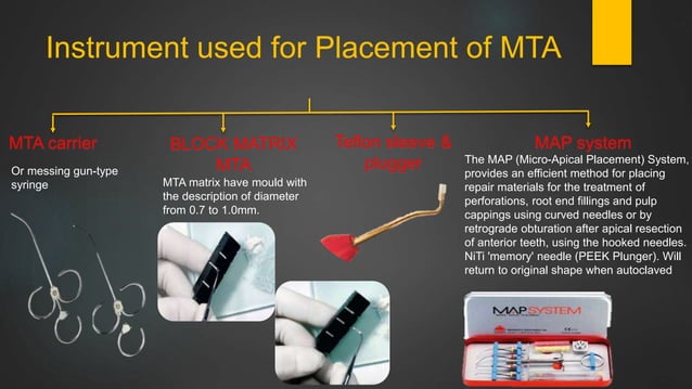 MTA ( Mineral Trioxide Aggregate ) | PPTX