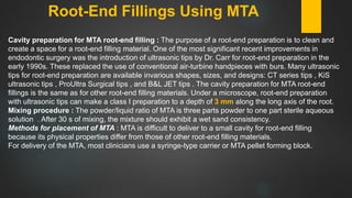 MTA ( Mineral Trioxide Aggregate ) | PPTX