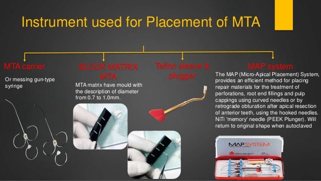MTA ( Mineral Trioxide Aggregate )