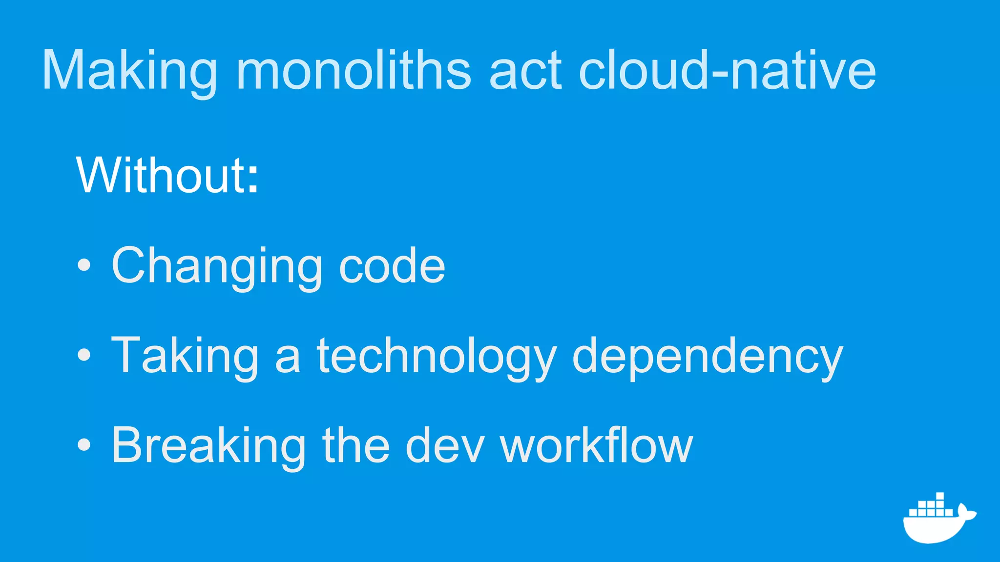 Docker Sydney: 5 Patterns for App Transformation with Containers | PPT