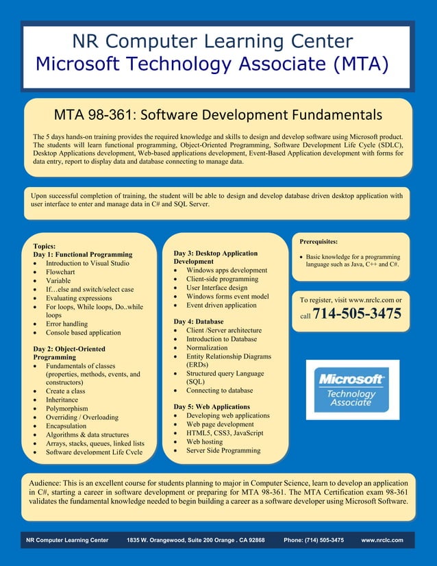MTA 361 software development fundamentals | PDF | Programming Languages | Computing