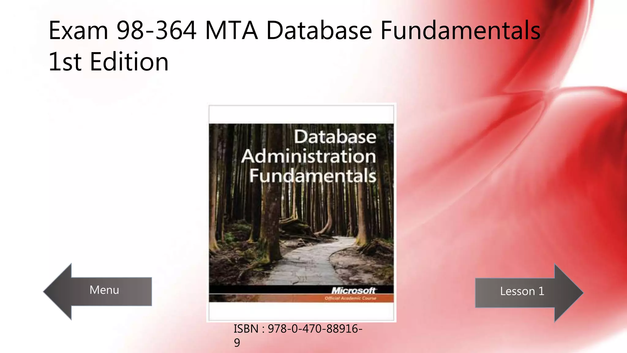 Mta 98 364 mta database fundamentals [solution manual] | PPTX
