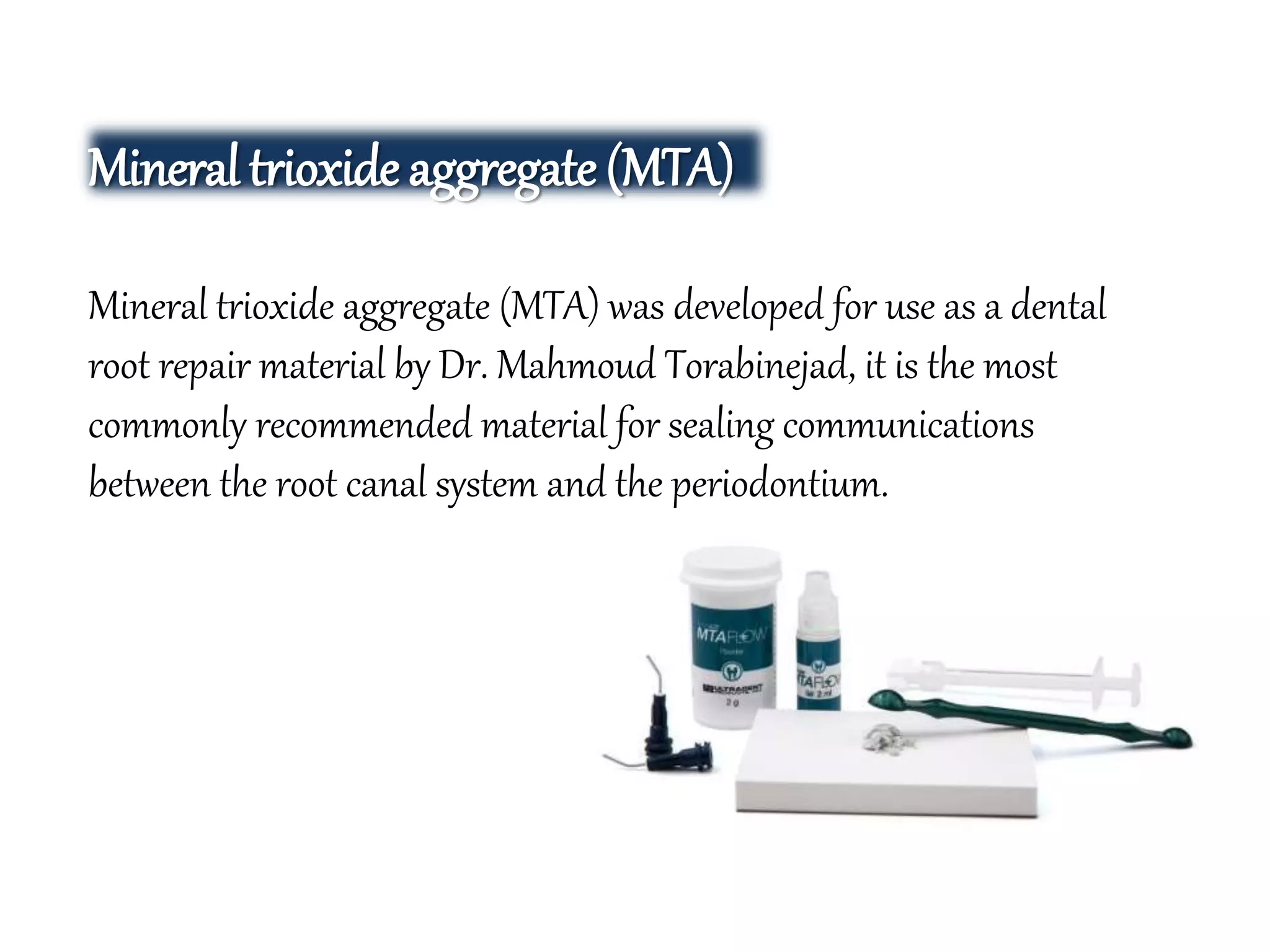 Mta and biodentine | PPTX