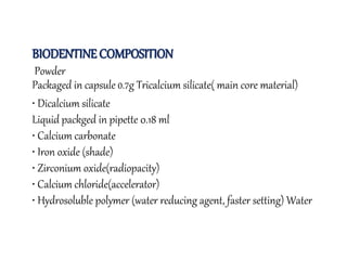 Mta and biodentine | PPTX