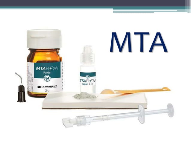 MTA & Biodentine | PPTX | Oral care | Personal Care