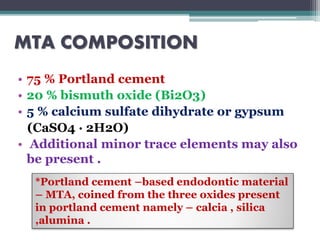 MTA & Biodentine | PPTX