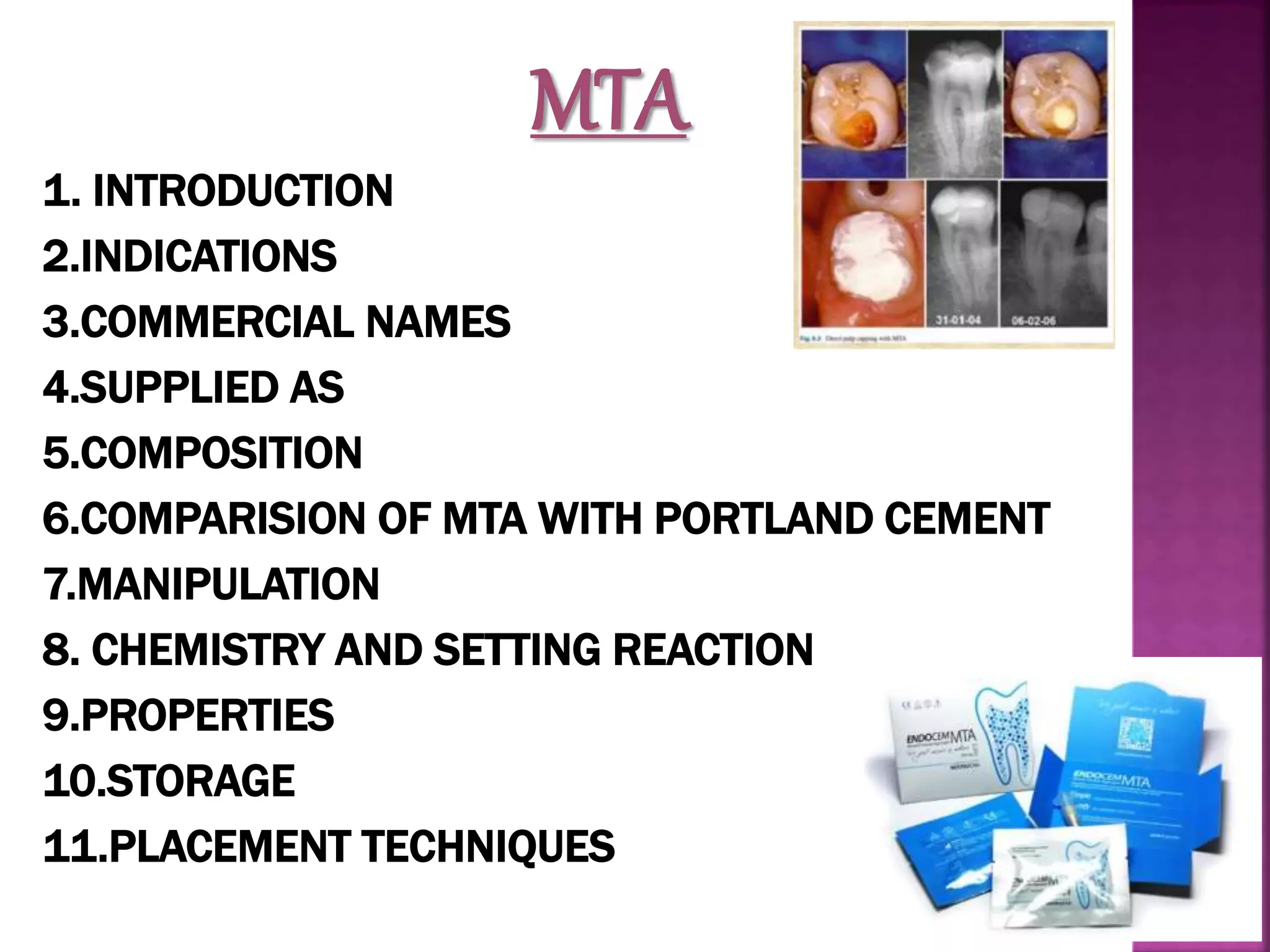 Mta, calcium hydroxide , biodentin | PPTX