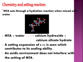 Mta, calcium hydroxide , biodentin | PPTX