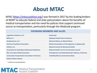 MTAC NEMT ROI Study Results Presentation | PDF