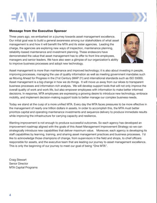 MTA Asset Management Improvement Stratagy | PDF
