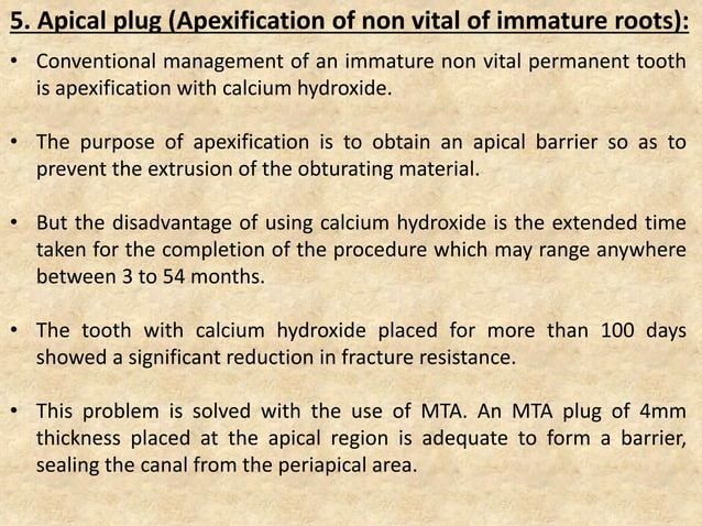 MTA | PDF | Dental Health | Diseases and Conditions