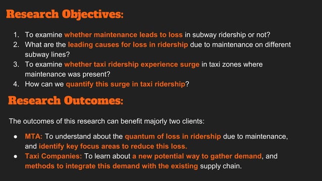 Mta impact analysis | PPT