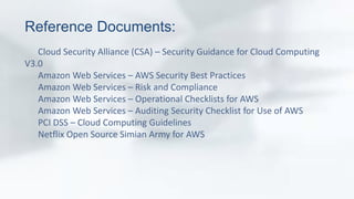 AWS Security Architecture - Overview | PPT