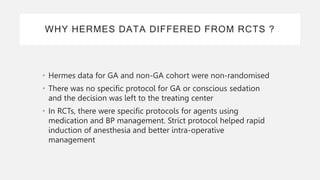 Anesthesia or conscious sedation in mechanical thrombectomy?.pptx
