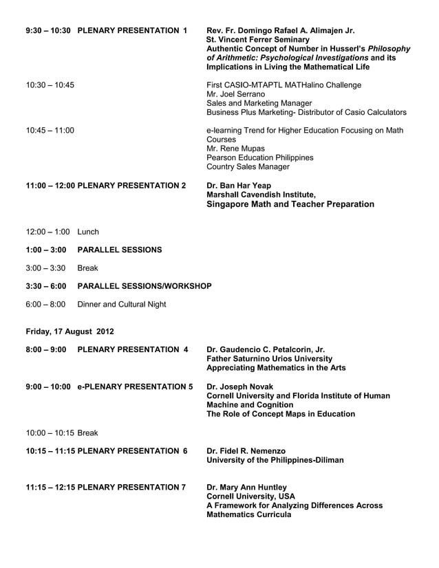 MTAP Tertiary Level Chapter | PDF | Education