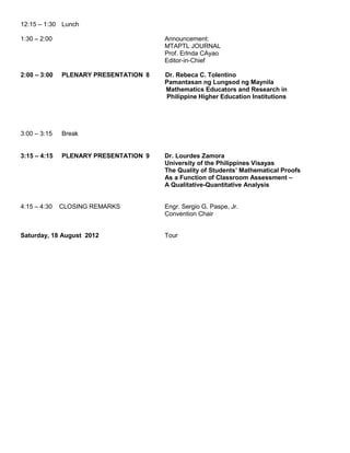 MTAP Tertiary Level Chapter | PDF