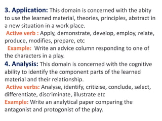 Cognitive Domain | PPTX