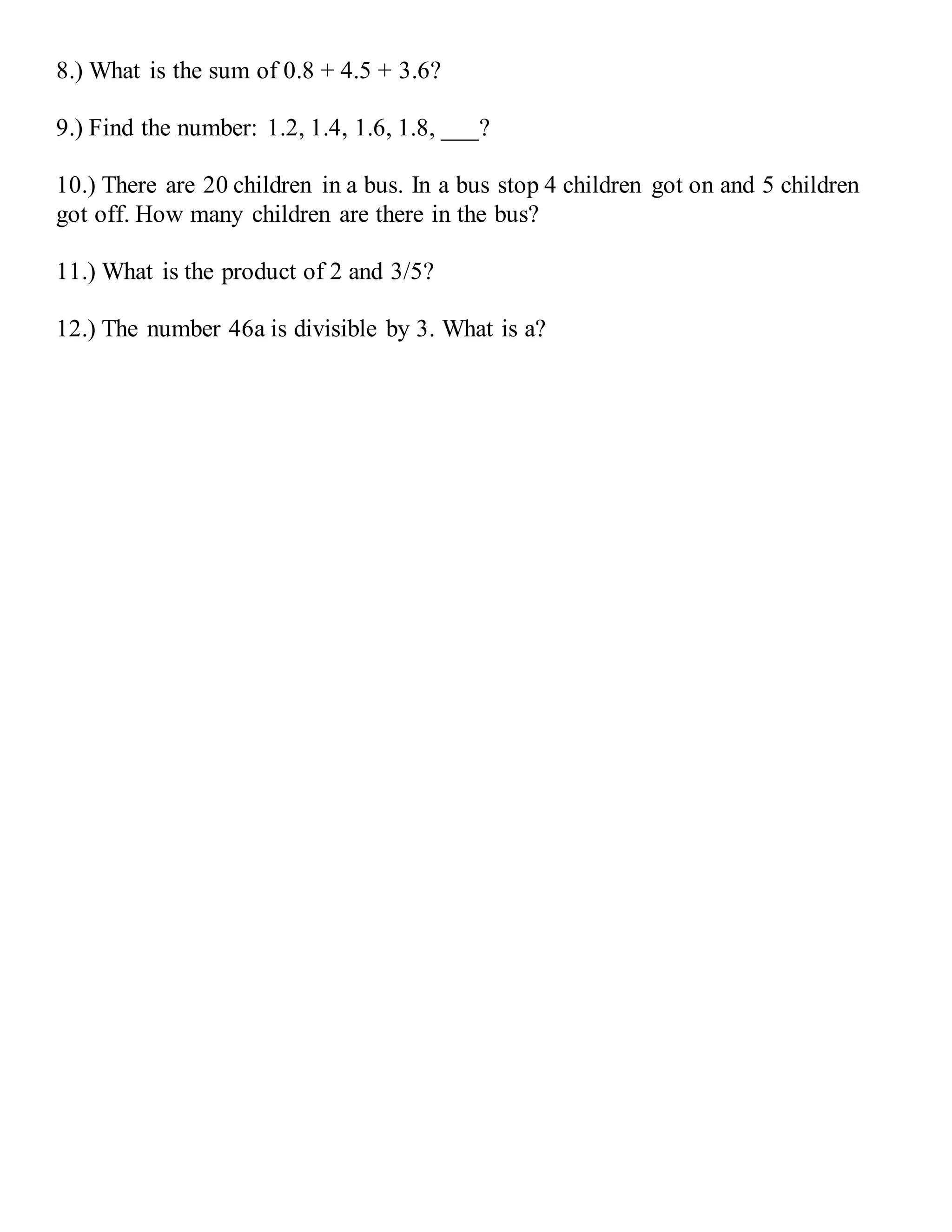 Mtap 4 problem set #7 | DOCX | Education