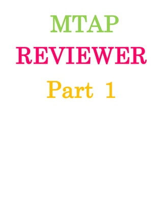 MTAP REVIEWER Grade 4...part 1 | DOCX