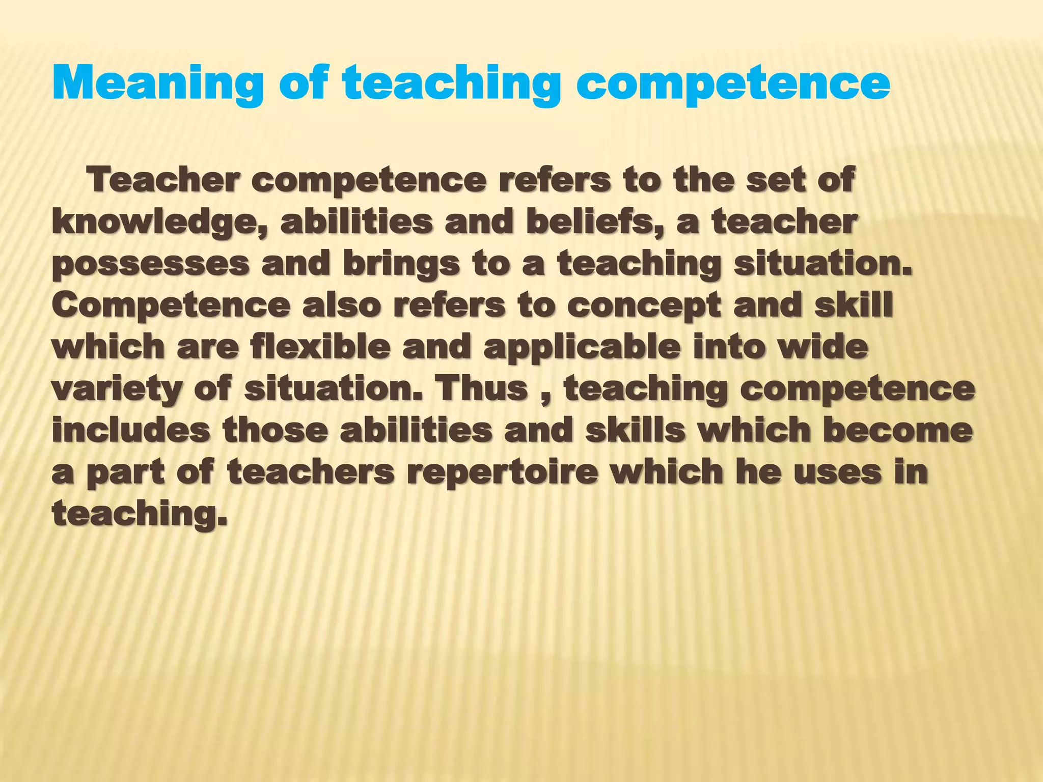 Teaching competence | PPTX