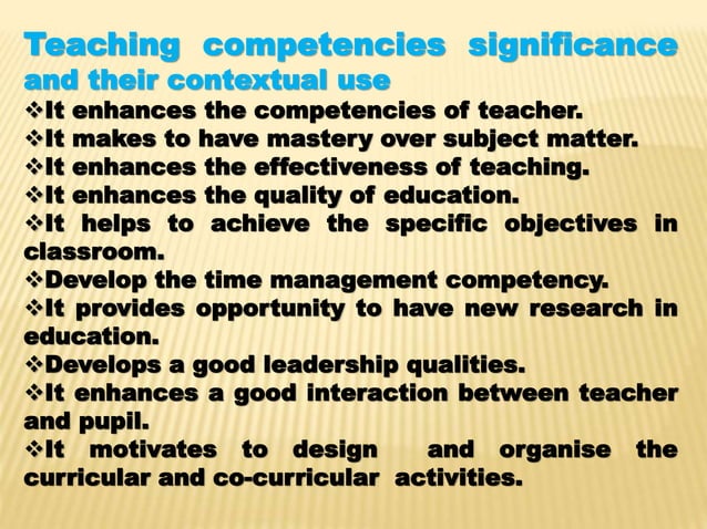 Teaching competence | PPTX