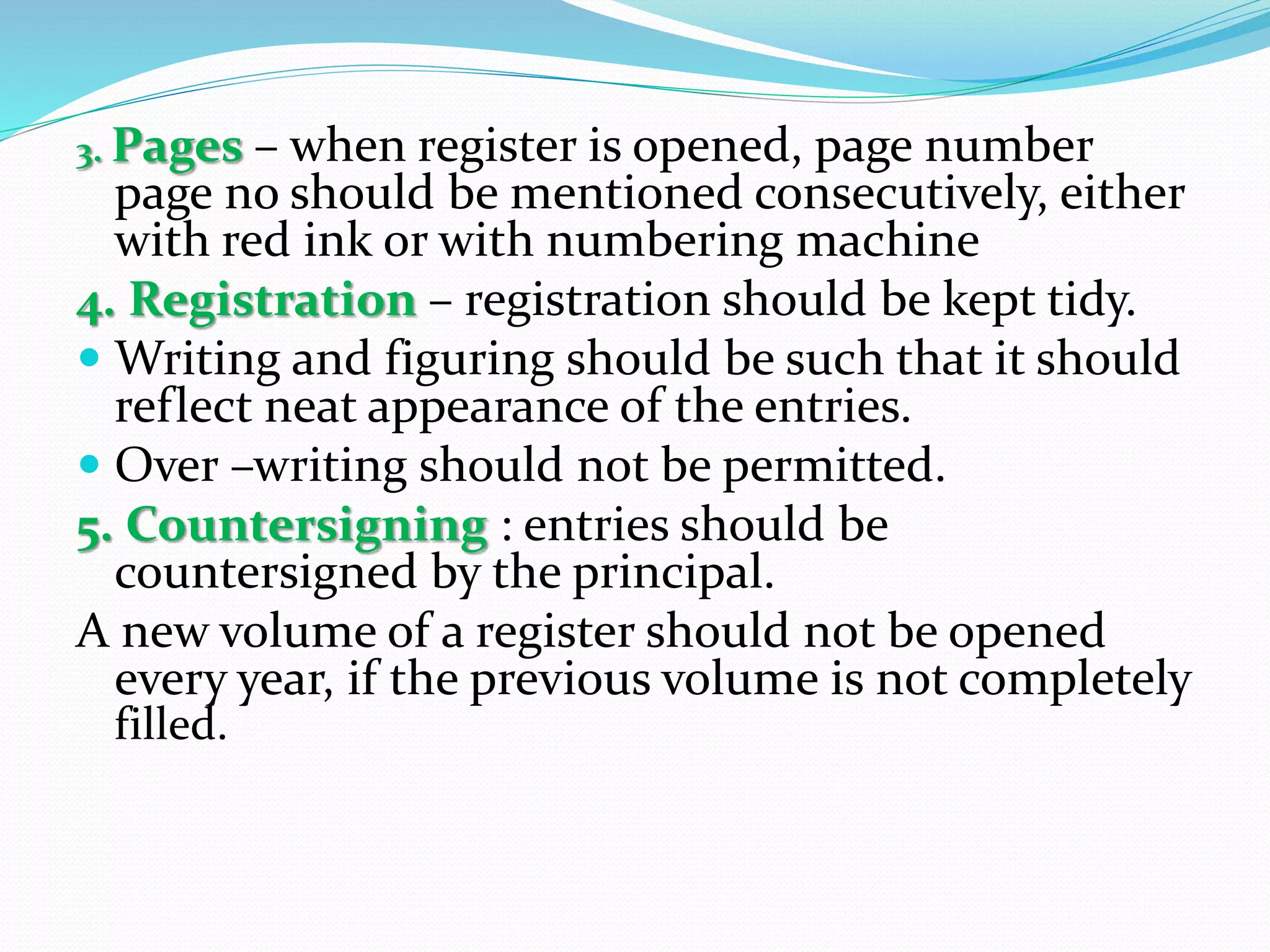 Maintenance of school records | PPTX