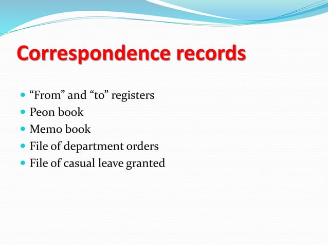 Maintenance of school records | PPTX | Secondary Education | Education