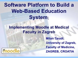 Software Platform to Build a Web-Based Education System | PPT
