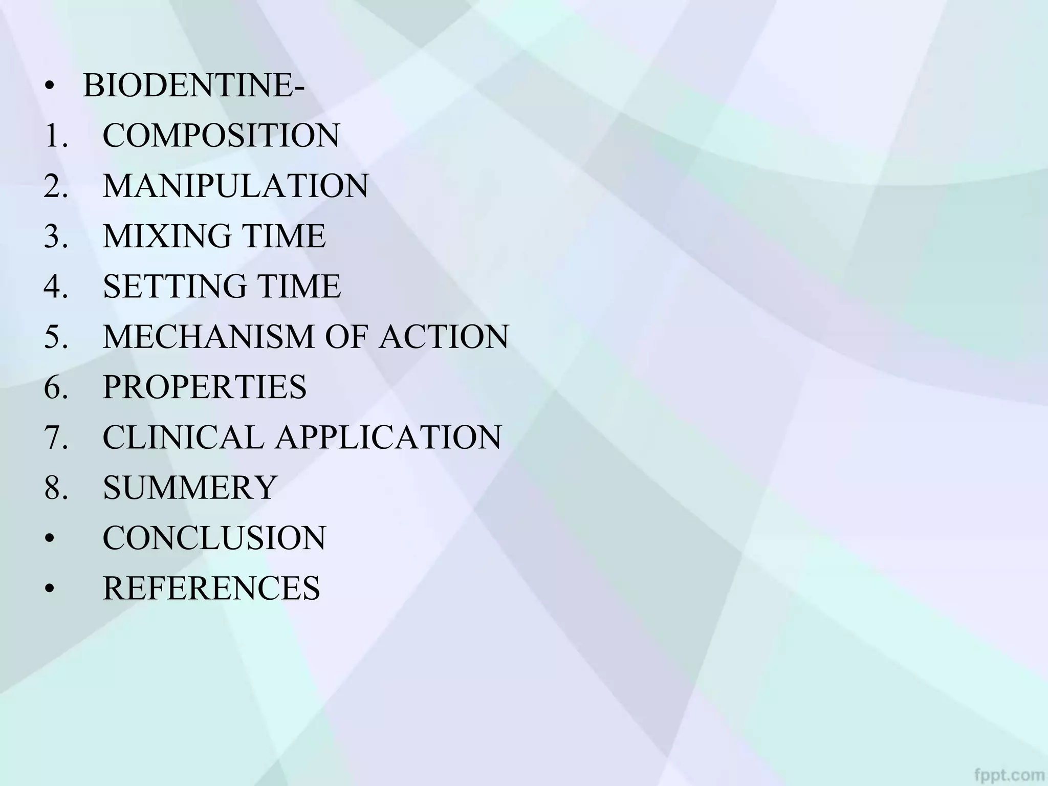 Mineral Trioxide Aggregate vs. Biodentine | PPTX