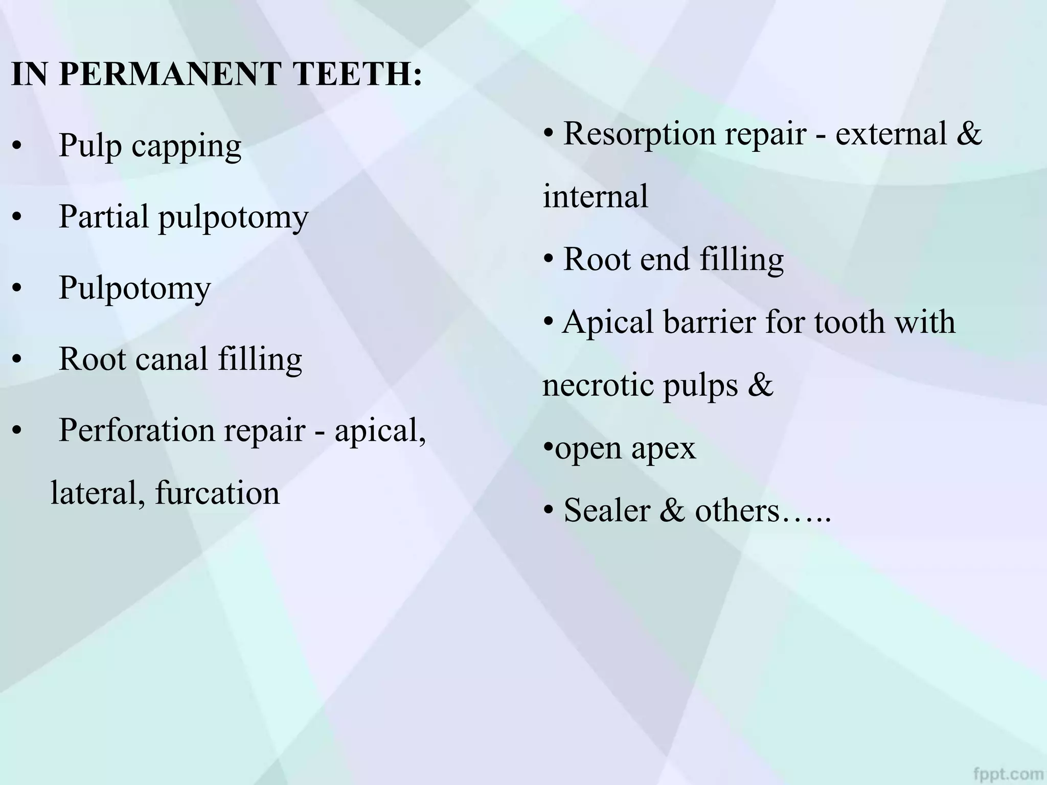 Mineral Trioxide Aggregate vs. Biodentine | PPTX