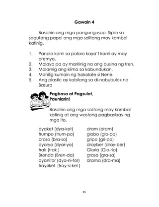 K TO 12 GRADE 2 LEARNING MATERIAL IN Mother Tongue Based (MTB-MLE) | PDF