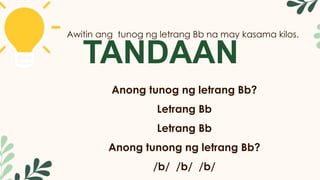 Tunog ng Letrang Bb-Reading-Grade 1.pptx