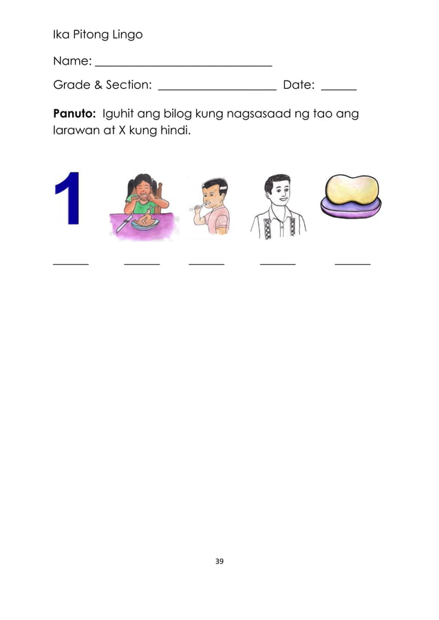 Mtb mle-tagalog-activity-sheets-q12 | PDF