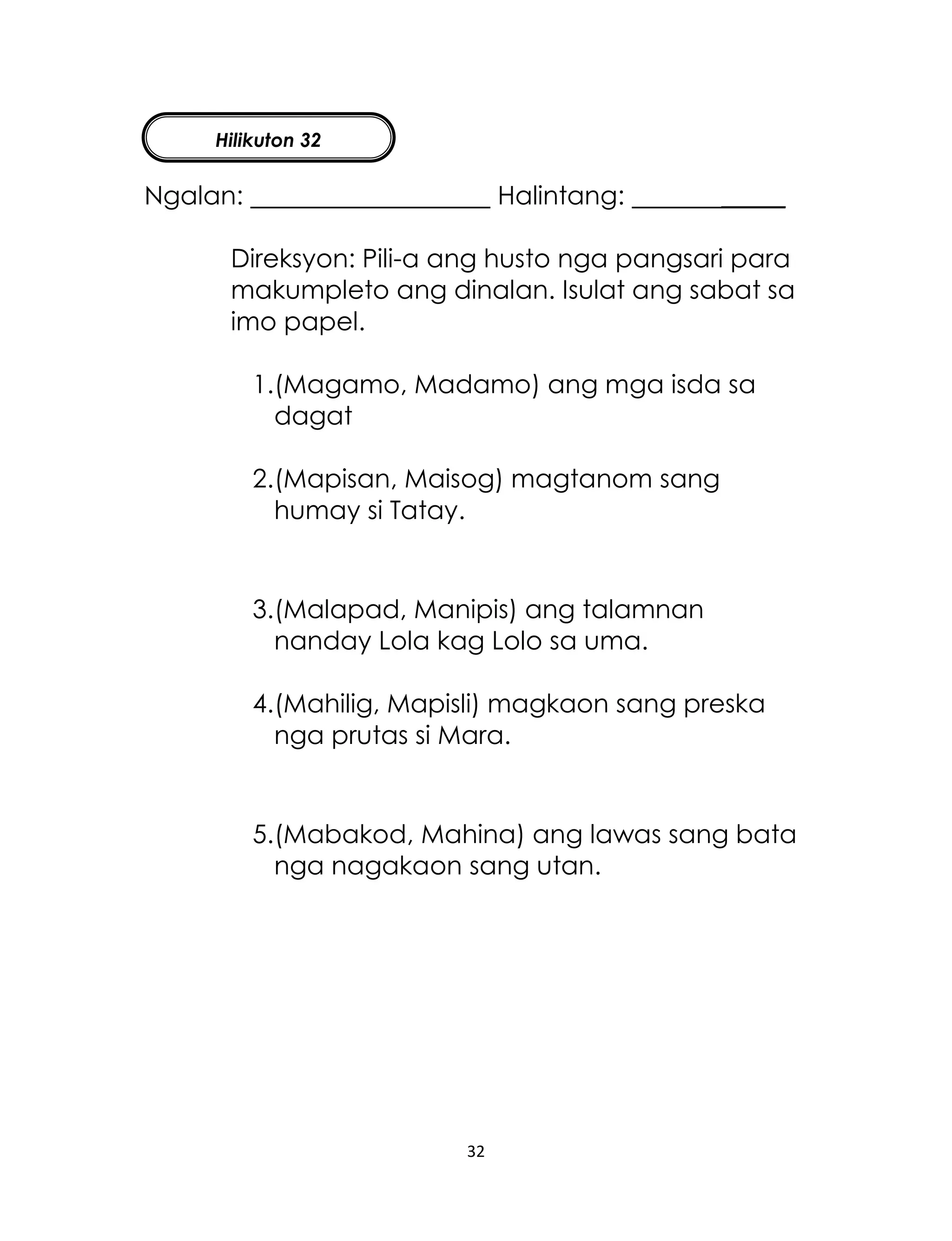 Mtb mle hiligaynon q3-q4 | PDF