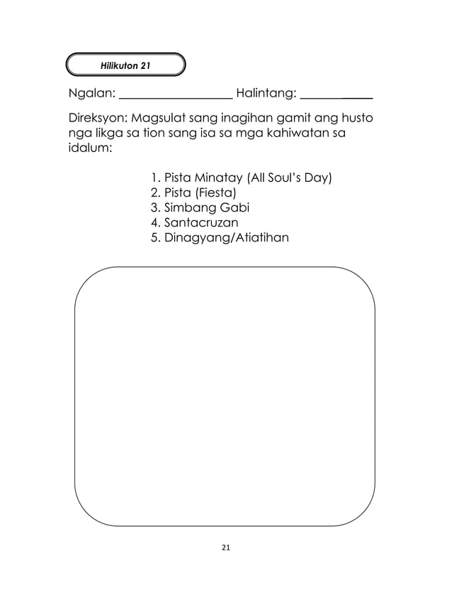 Mtb mle hiligaynon q3-q4 | PDF