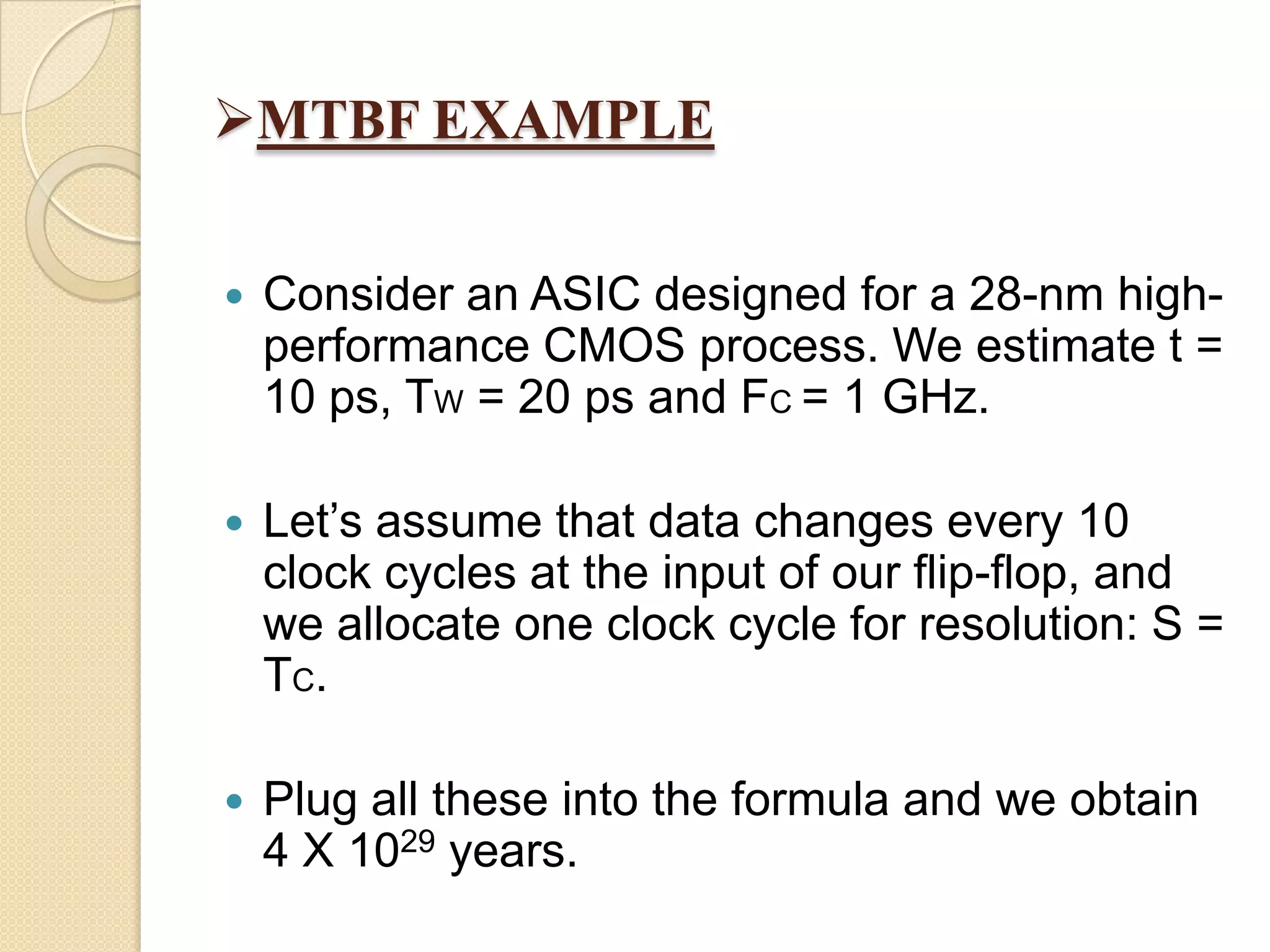 Metastability,MTBF,synchronizer & synchronizer failure | PPTX