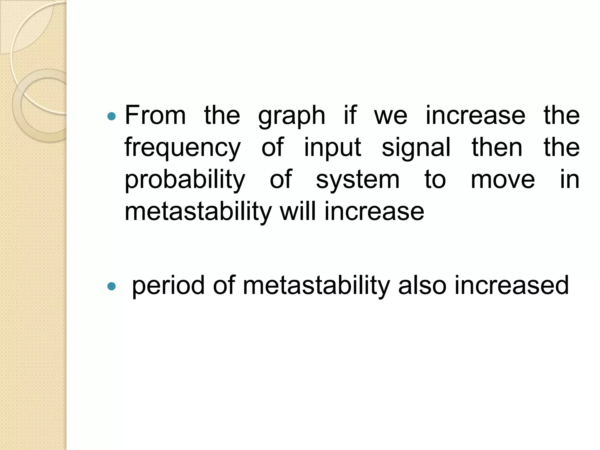 Metastability,MTBF,synchronizer & synchronizer failure | PPTX