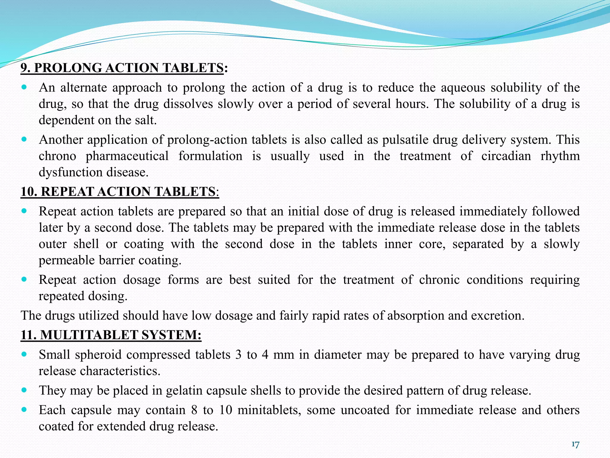 Modified drug delivery systems, Targeted drug delivery and ...